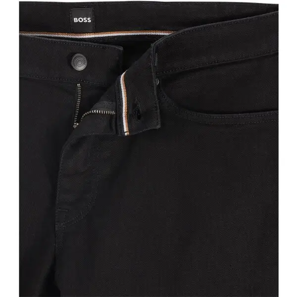 Hugo Boss Solid Color Straight Leg Jeans