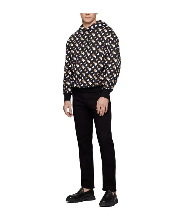 Hugo Boss Solid Color Straight Leg Jeans