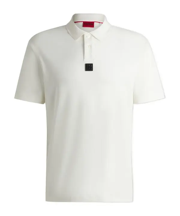 Hugo Boss Logodetail Polo Shirt - White
