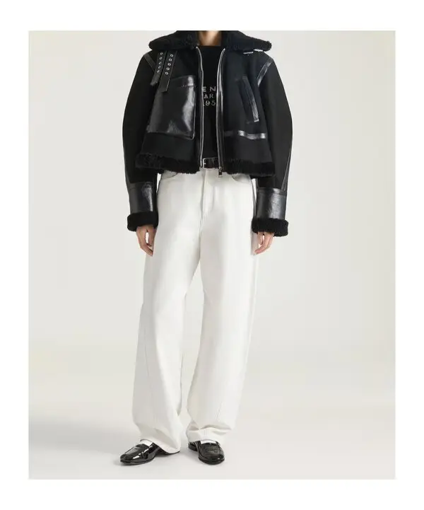 Givenchy Aviator Jacket In Shearling
