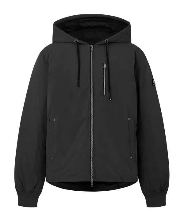 Moose Knuckles Lightweight Hooded Jacket - Black