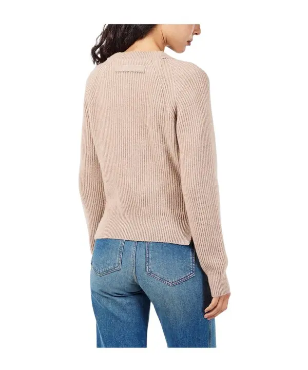 Victoria Beckham Colored Vneck Cropped Knit Cardigan
