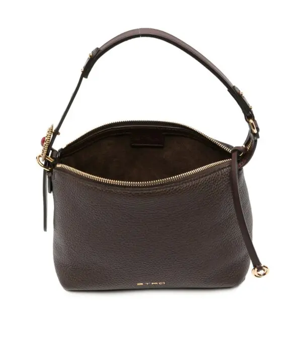 Etro Grainy Leather Shoulder Bag