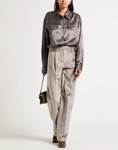 Brunello Cucinelli Wide-leg Velvet Trousers