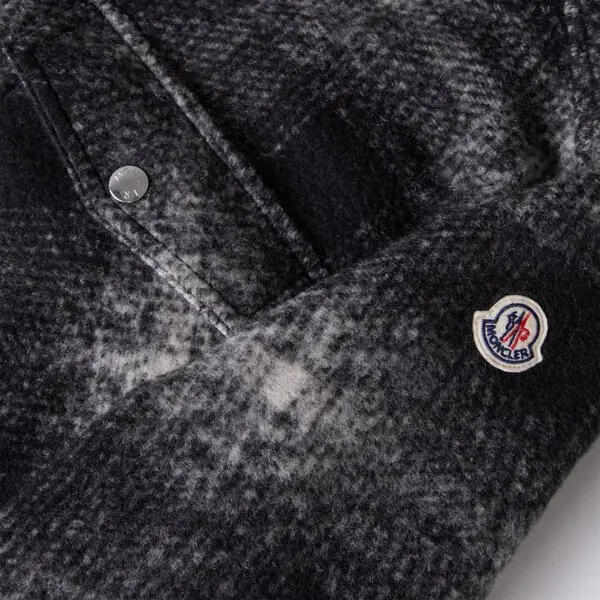 Moncler Plaid Shirt Jacket