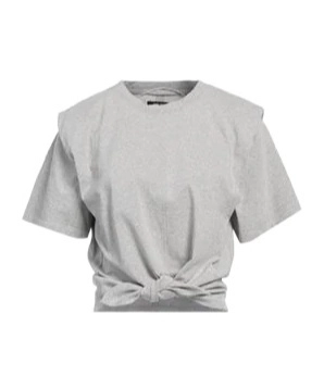 Isabel Marant Étoile Solid Crewneck Short Sleeve T-shirt - Gray