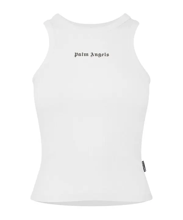 Palm Angels Sleeveless Vest - White