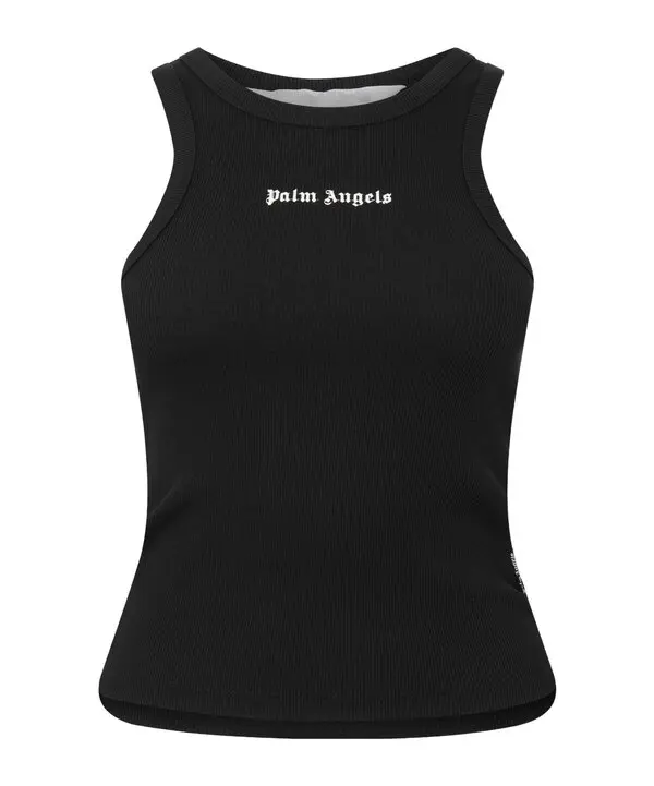 Palm Angels Sleeveless Vest - Black
