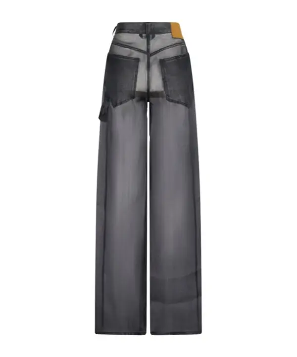 HAIKURE Winona Sheer Organza Wide Leg Pants