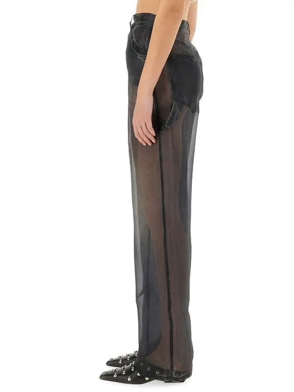 HAIKURE Winona Sheer Organza Wide Leg Pants