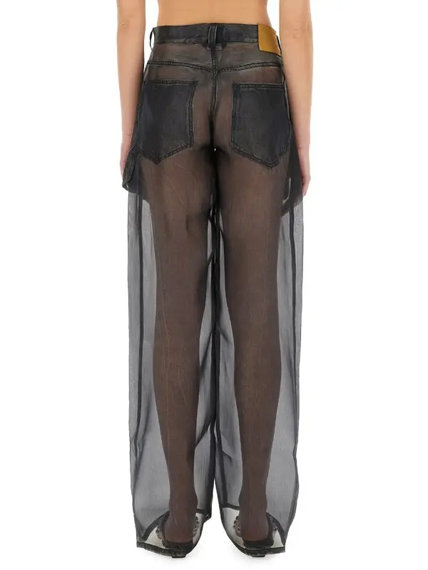 HAIKURE Winona Sheer Organza Wide Leg Pants