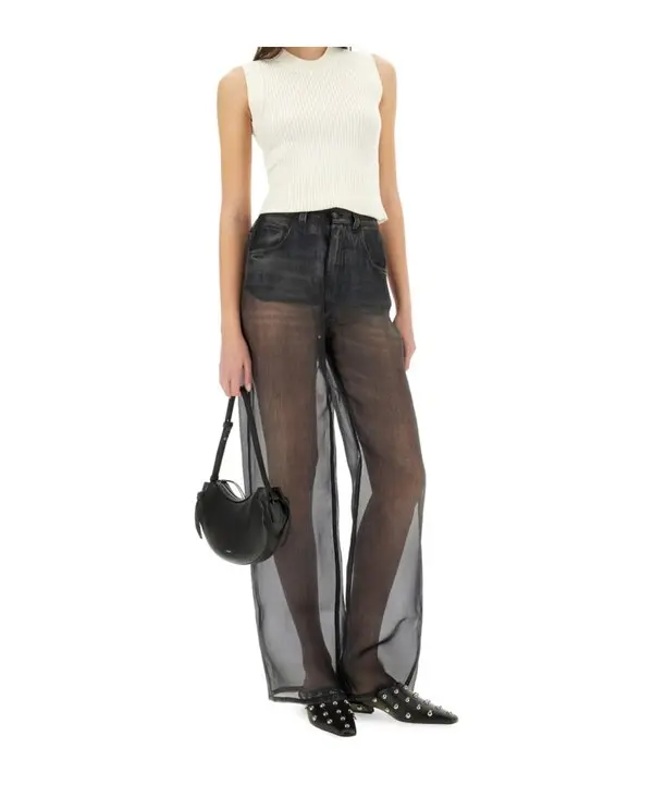 HAIKURE Winona Sheer Organza Wide Leg Pants