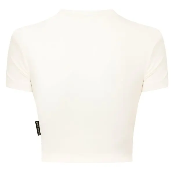 Palm Angels Cropped Fitted Tshirt