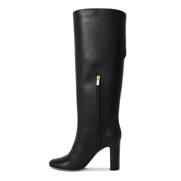 FERRAGAMO Leather Kneehigh Boot