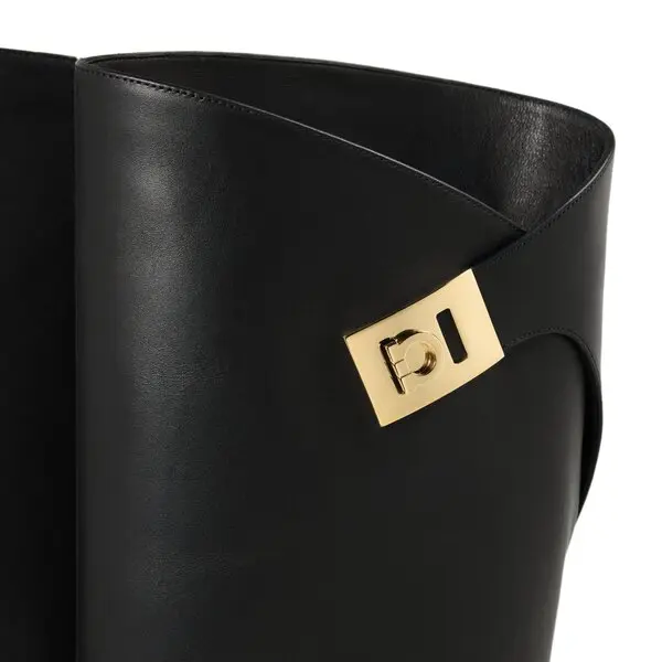 FERRAGAMO Leather Kneehigh Boot