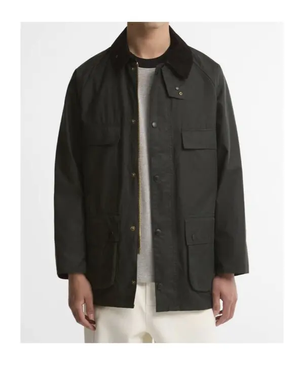 Barbour Cordcollar Waxed Utility Jacket