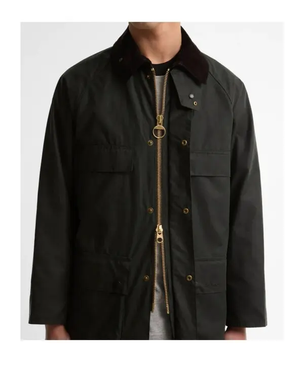 Barbour Cordcollar Waxed Utility Jacket