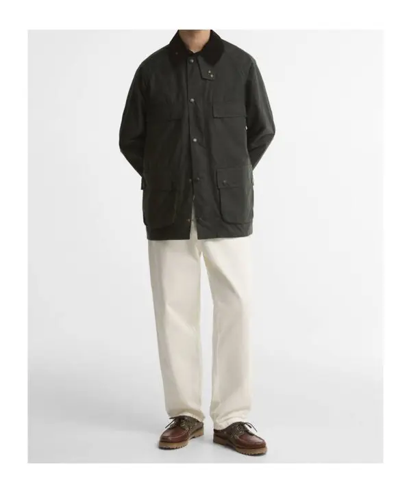 Barbour Cordcollar Waxed Utility Jacket