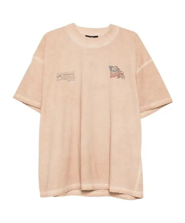 REPRESENT Graphic-print Distressed T-shirt