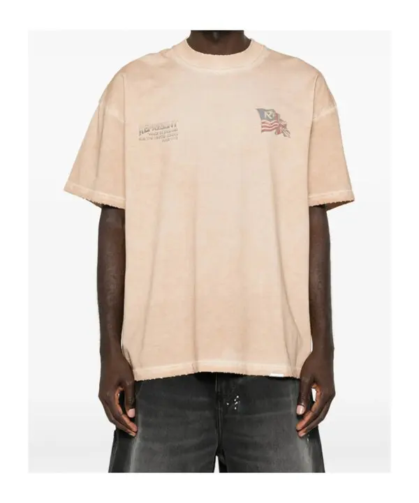 REPRESENT Graphic-print Distressed T-shirt