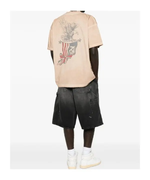 REPRESENT Graphic-print Distressed T-shirt