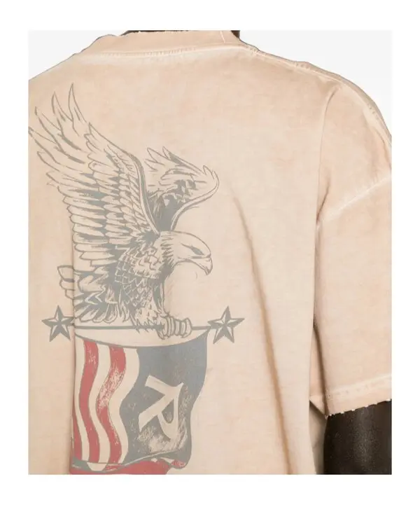 REPRESENT Graphic-print Distressed T-shirt