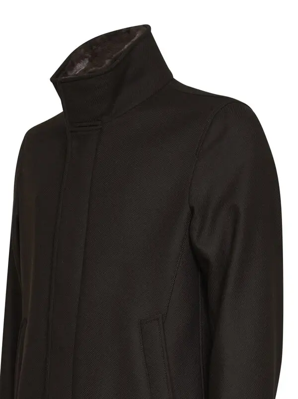 Herno Long-sleeve Zippered Cotton-padded Jacket
