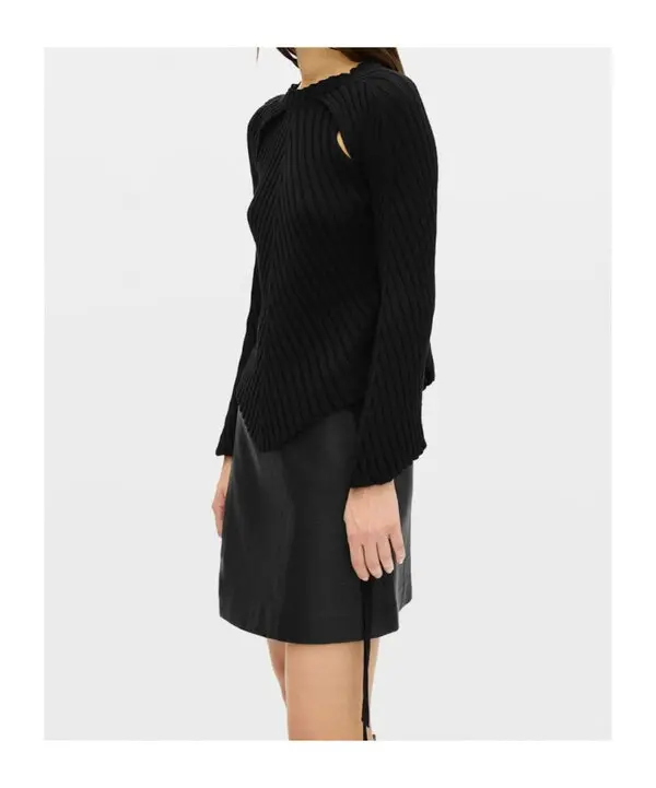ANN DEMEULEMEESTER Cut-out Sweater