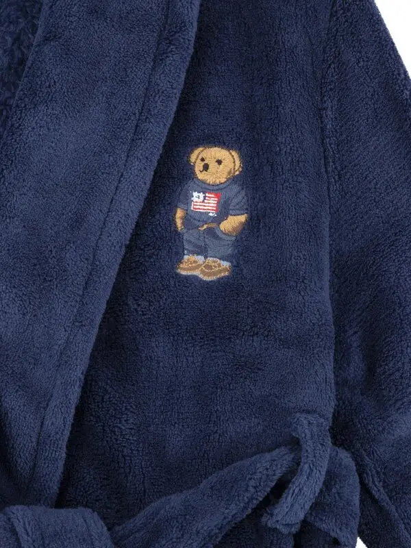 Polo Ralph Lauren Teddy Bear Appliqué Bathrobe