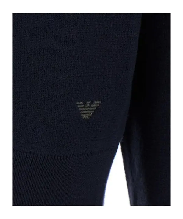Emporio Armani V-neck Zipped Pullover