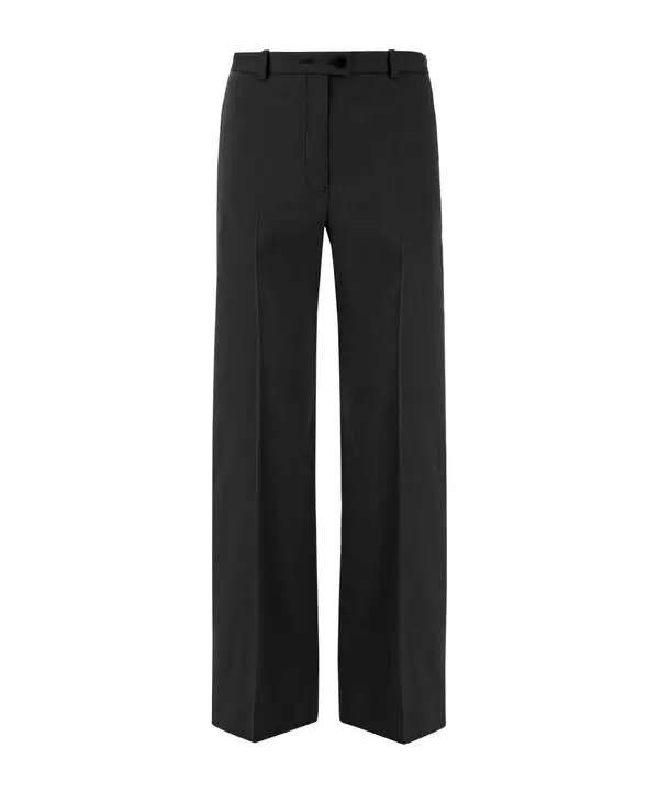 JIL SANDER Casual Trousers With Belt Loops - Black