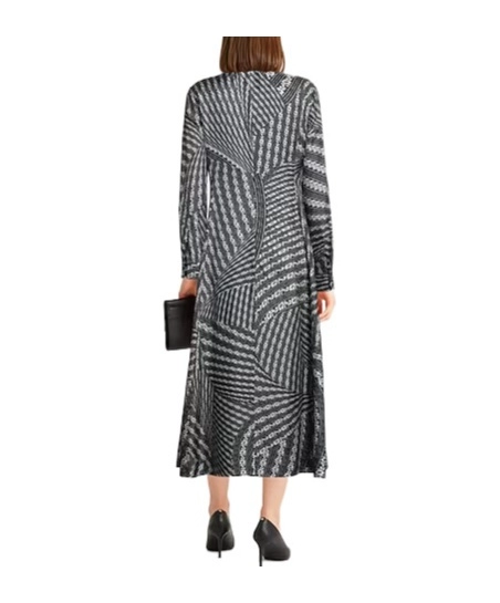 Tory Burch Satin Floral Print Shirt Dress
