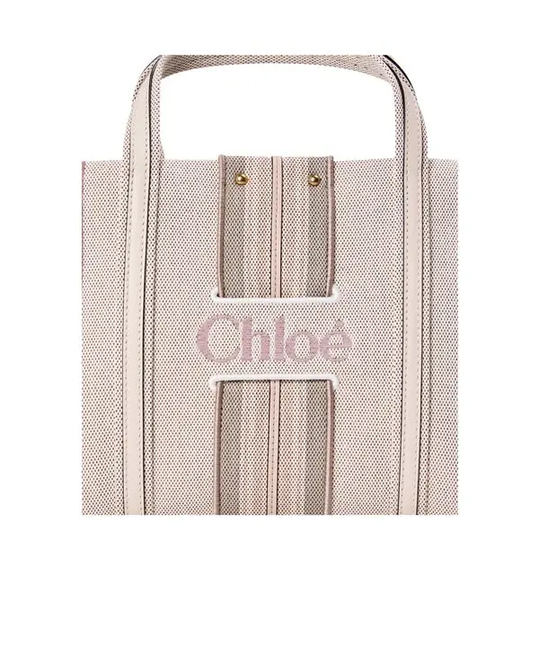 Chloé Canvas Tote Bag - Nude