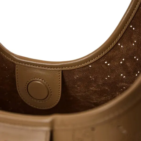 Gucci Leather Tote Bag With Embossed Geometric Motif