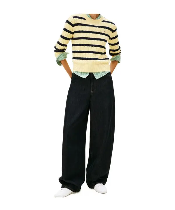 Tommy Hilfiger Pure Cotton Cable Knit Sweater