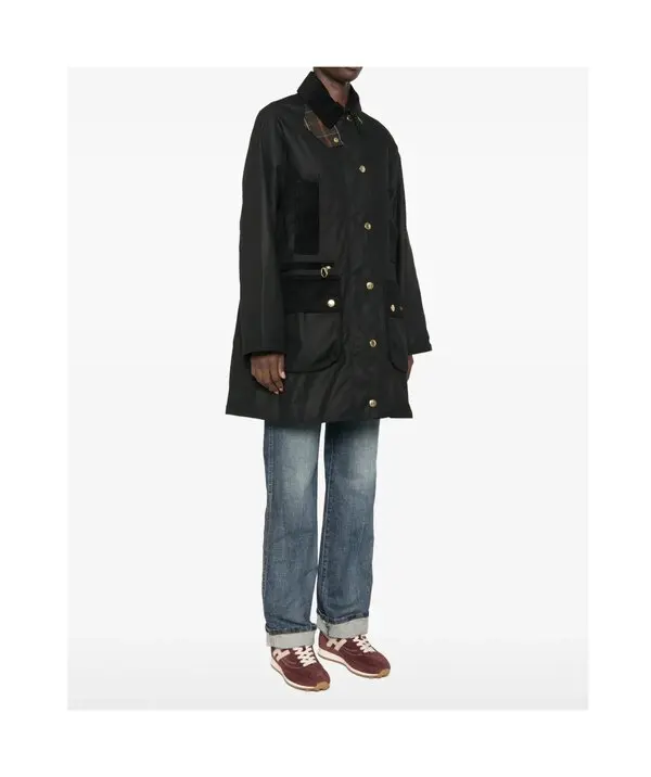 Barbour Corduroytrimmed Waxed Field Jacket