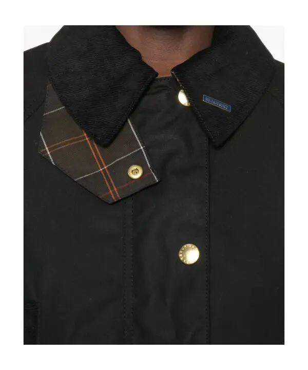 Barbour Corduroytrimmed Waxed Field Jacket