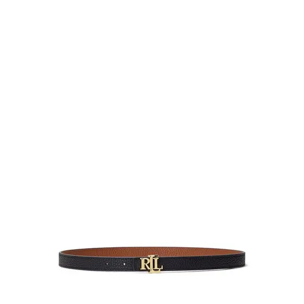 Ralph Lauren Solid Color Leather Belt