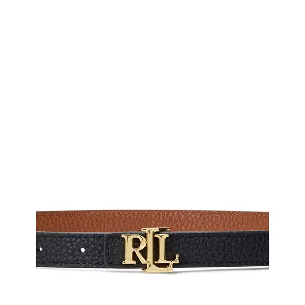 Ralph Lauren Solid Color Leather Belt