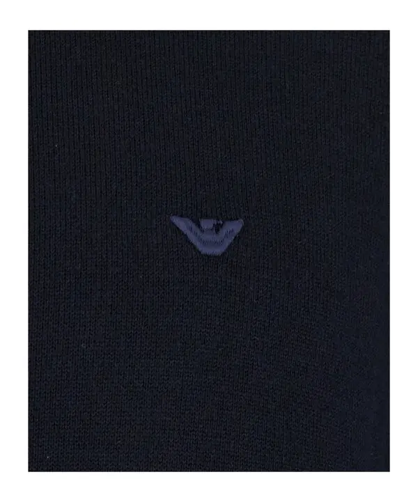 Emporio Armani Zip-up Knitted Hoodie