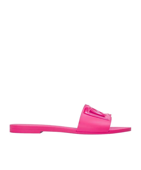 Dolce & Gabbana Slipon Slide Sandals - Pink