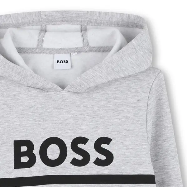 Hugo Boss Gray Logo Sweatshirt