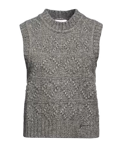 GANNI Mid-weight Knit Jumpers - Gray