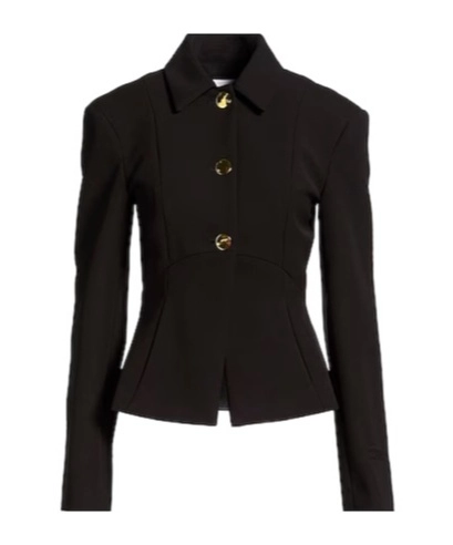 GANNI Minimalist Blazer - Black