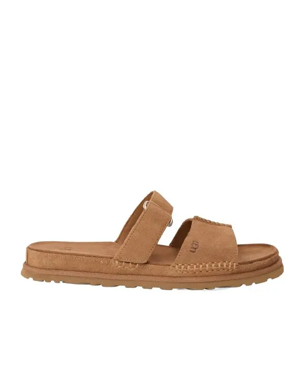 UGG Gold Flat Sandals - Brown