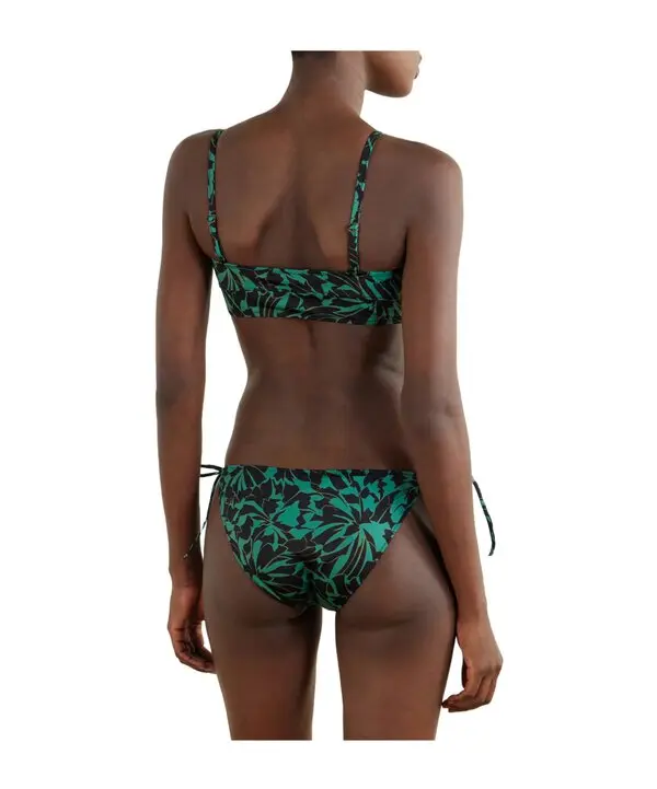 Ulla Johnson Floral-print Bikini Top