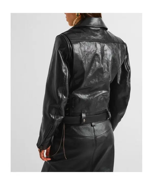 Saint Laurent Leather Biker Jacket