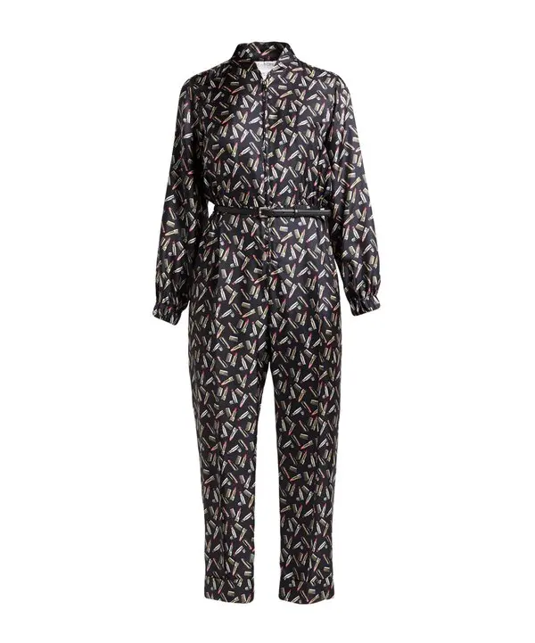 Max Mara Multicolour Jumpsuits - Black