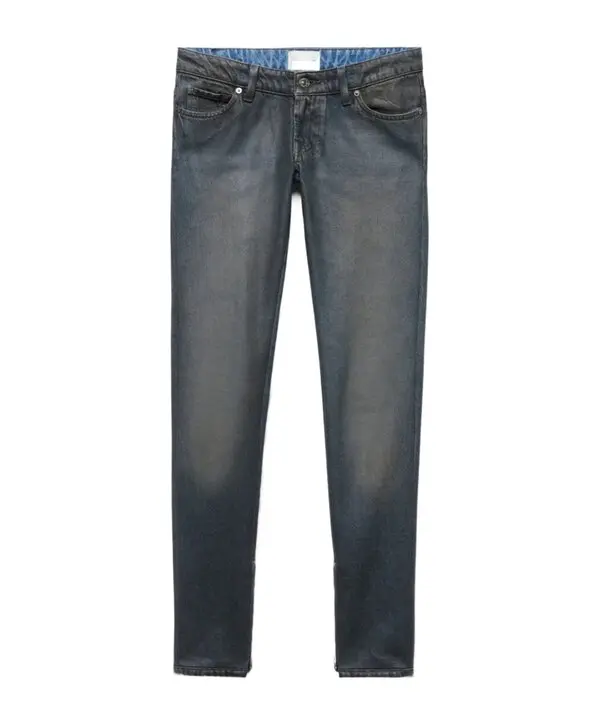 7 For All Mankind Slim Fit Ankle Zip Jeans