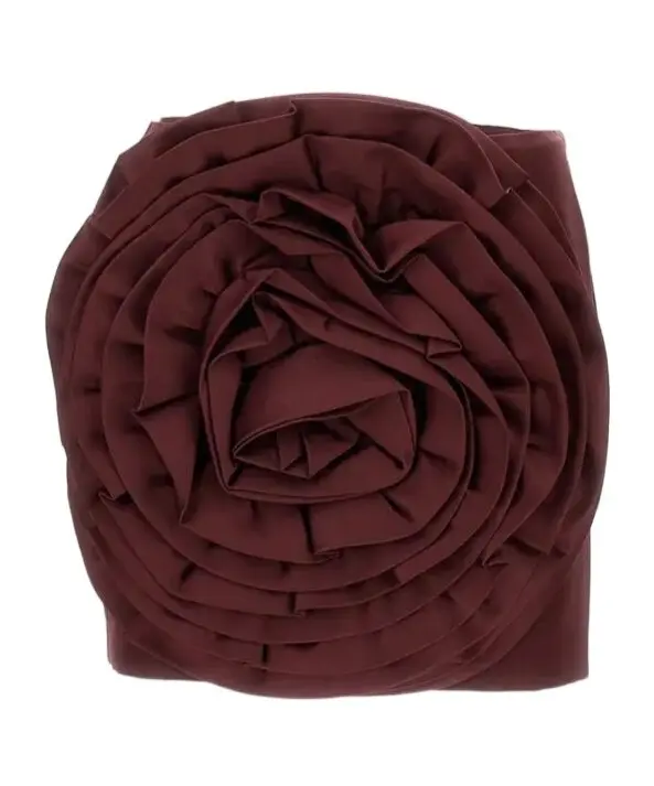 ROTATE BY BIRGER CHRISTENSEN Mini Skirt With 3d Rose Appliqu